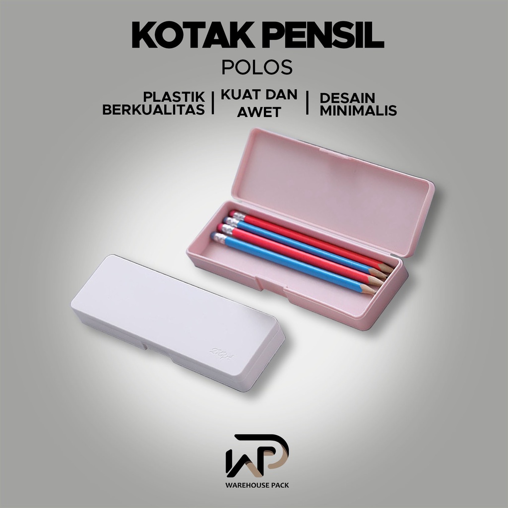 Jual Kotak pensil Polos | Tempat Pensil Minimalis Aesthetic | Pencil ...