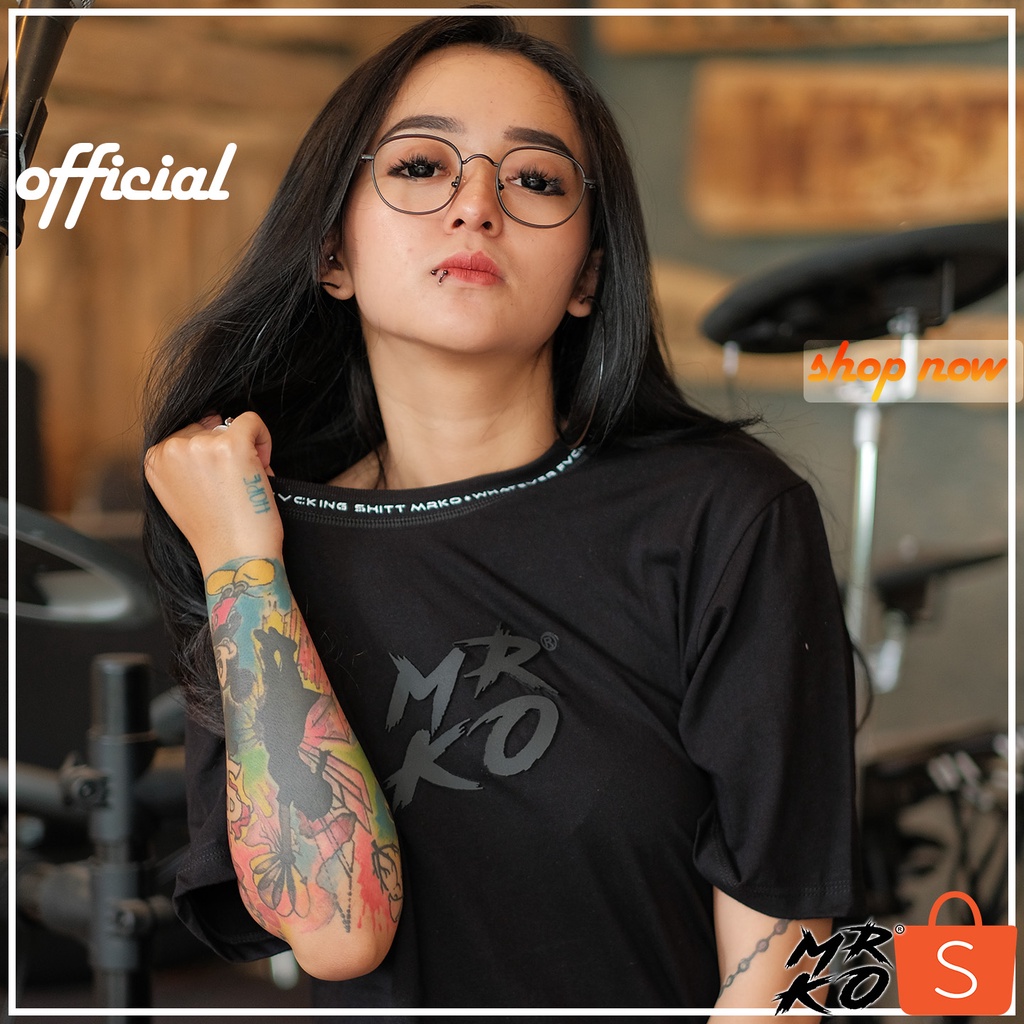 Jual Kaos Premium Pria Wanita Simple MRKO 085 Plocking Karet Ukuran M-L ...