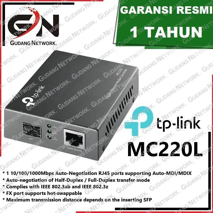 Jual TP-LINK Gigabit Ethernet Media Converter MC220L | Shopee Indonesia