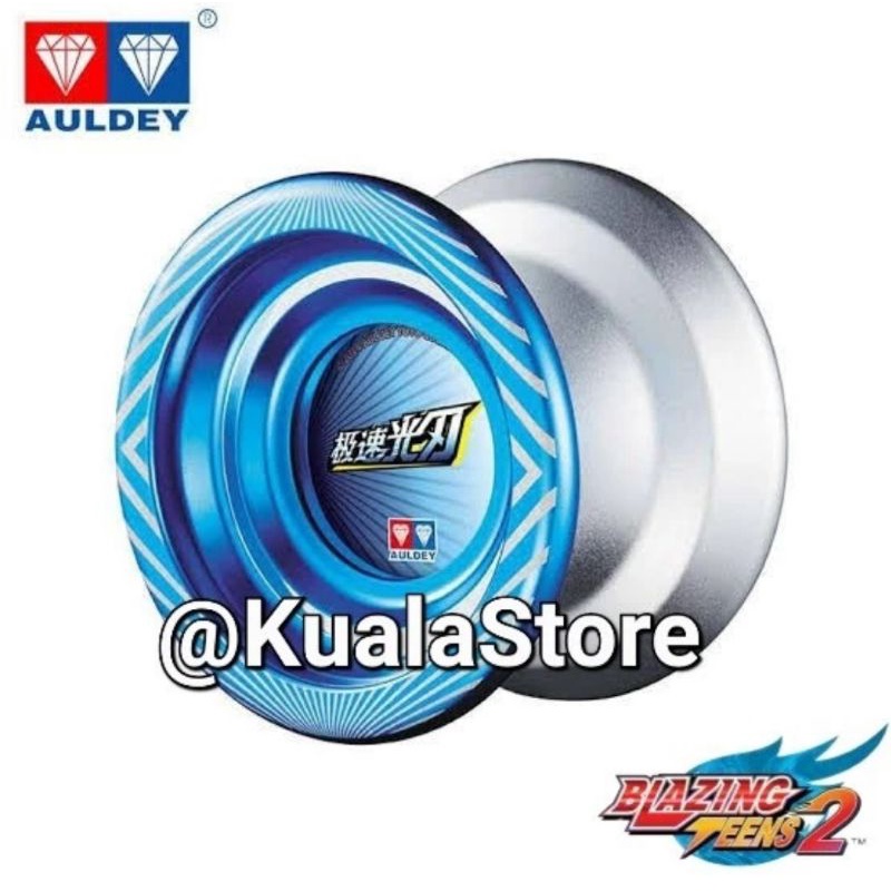 Jual Yoyo Auldey Blazing Teens Original FLASHY BLADE 3 Metal Series ...