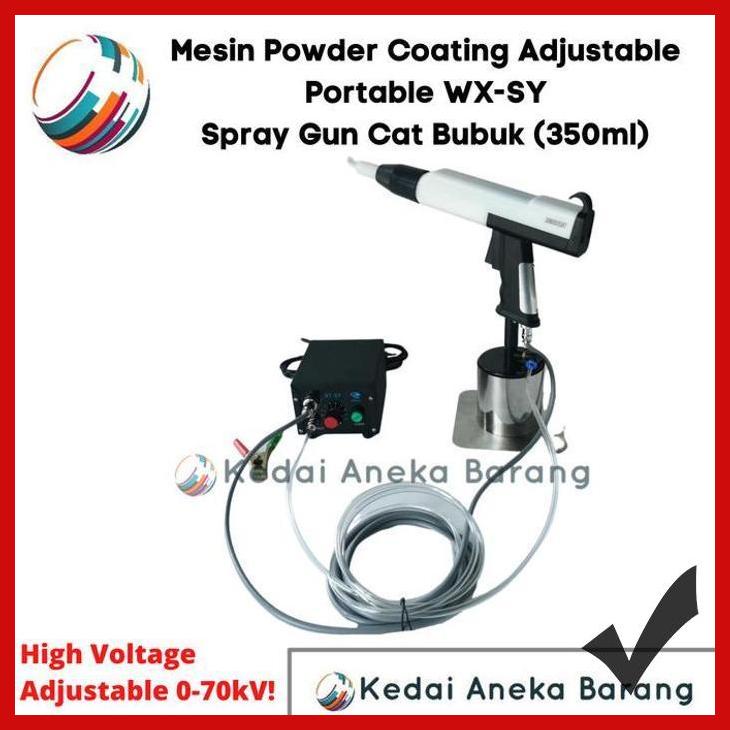 Jual MESIN POWDER COATING PORTABLE SPRAY GUN MACHINE OVEN CAT BUBUK WX ...