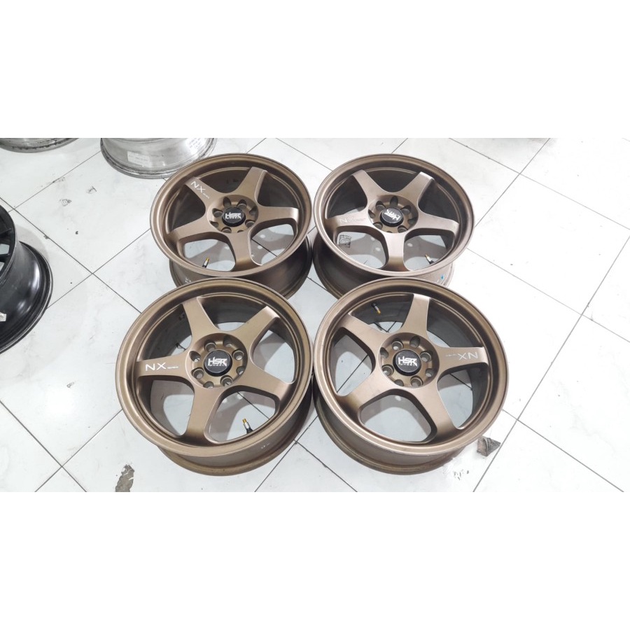 Jual Velg Mobil Hsr Bekas type Kailolo Ring 16x7 Pcd 4x100 4x114 Bronze Cocok Buat Yaris Jazz ...