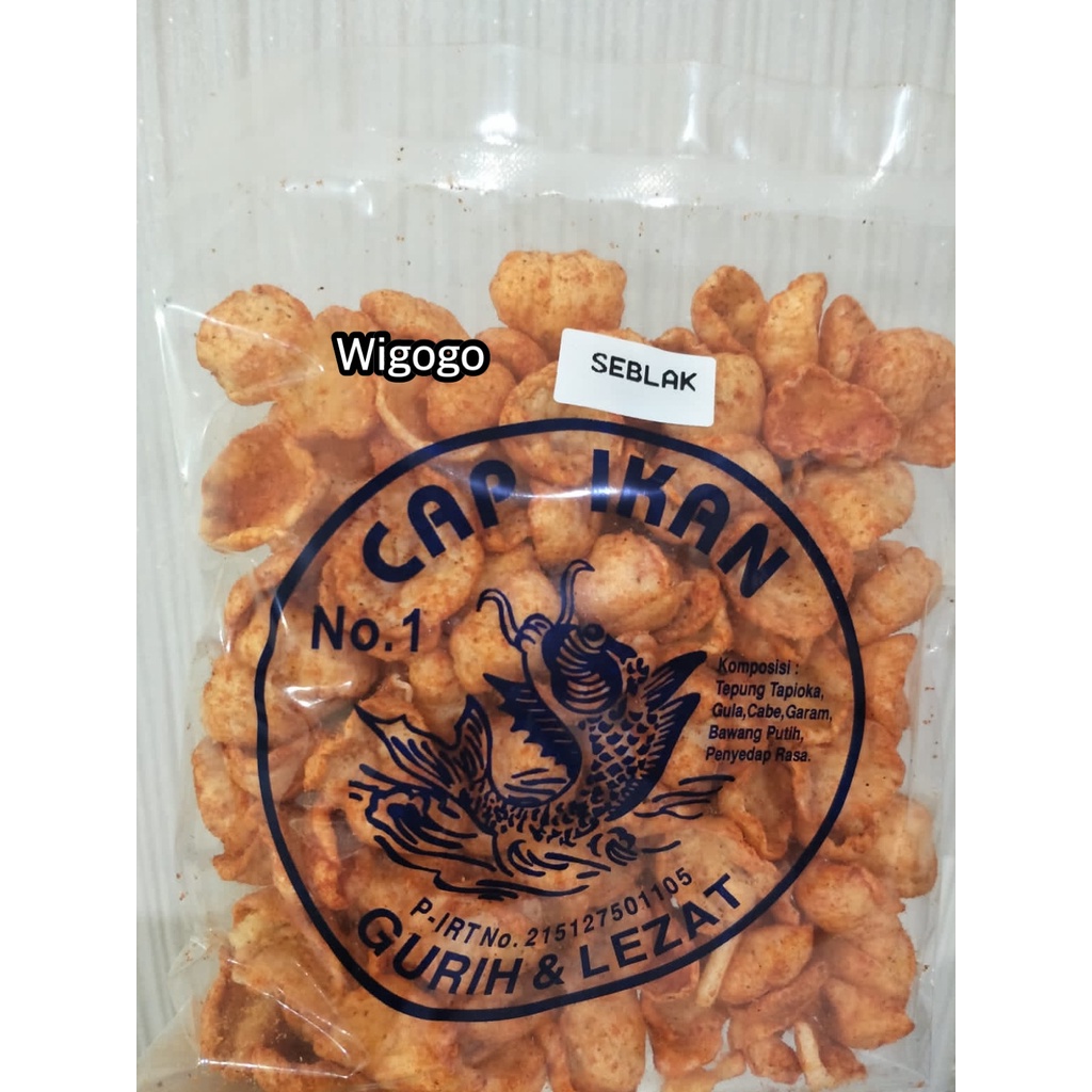 Jual Kerupuk / Keripik Cap Ikan 250gr - Mie Lidi Pedas - Ubi Pedas ...