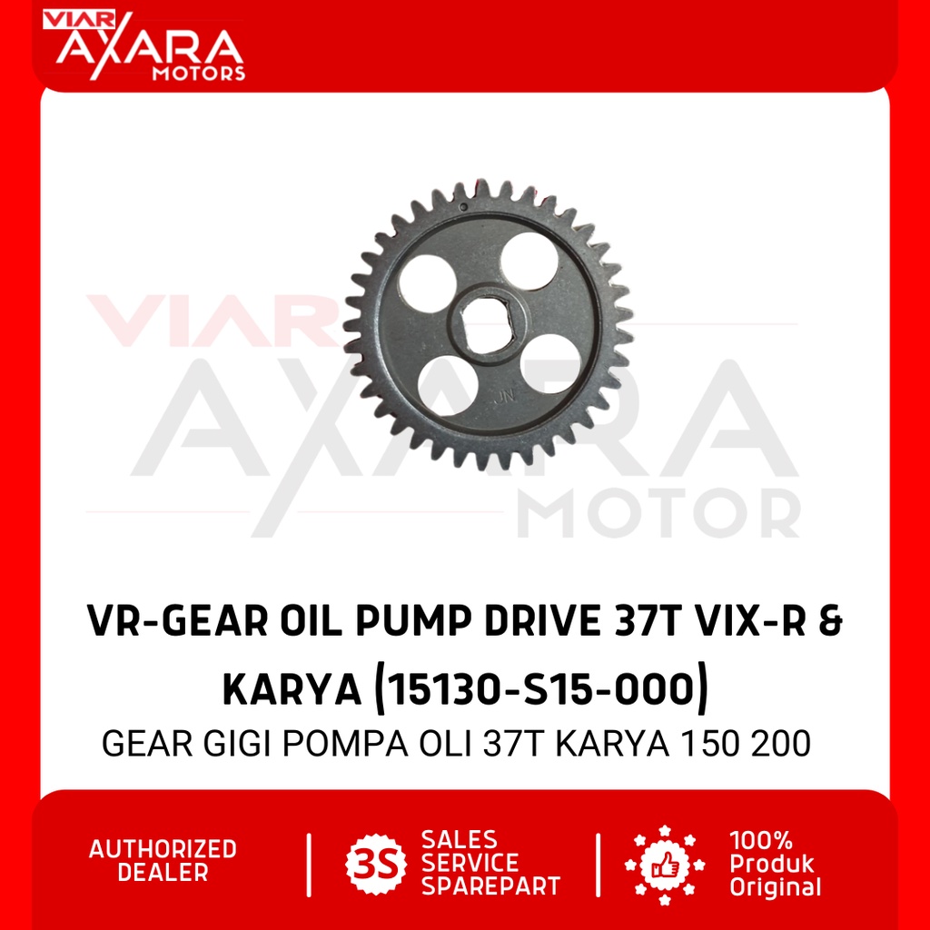 Jual VR-Gear Oil Pump Drive 37T VIX-R & Karya / Gear Gigi Pompa Oli 37T Sparepart Viar Karya 150 ...
