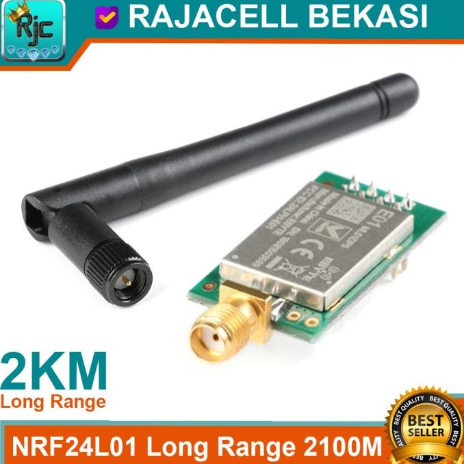 Jual NRF24L01 Ultra Long Range 2100M E01-ML01DP5 Ebyte 20dBm 2.4Ghz +PA+LNA | Shopee Indonesia