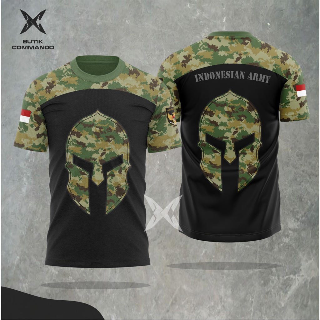Jual Kaos Jersey TNI ARMY | Jersey Kaos Berkerah Dry Fit Fullprint TNI AD Terbaru | Shopee Indonesia