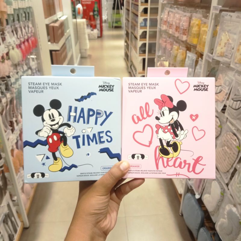 Jual SPECIAL SALE MINISO MICKEY MOUSE COLLECTION EYE MASK / MASKER MATA ...