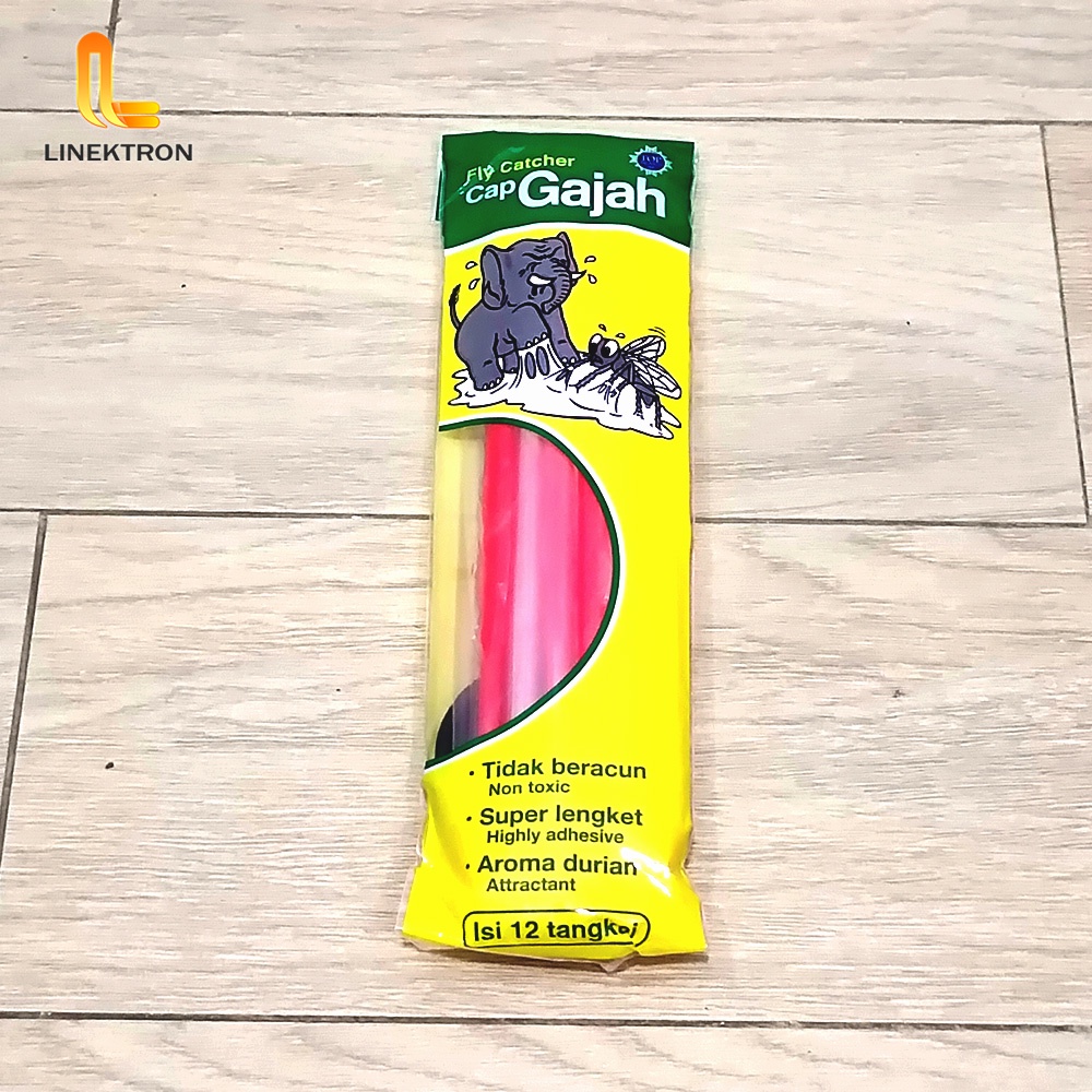 Jual LEM LALAT STICK CAP GAJAH / LEM LALAT BATANG CAP GAJAH 12 BATANG ...