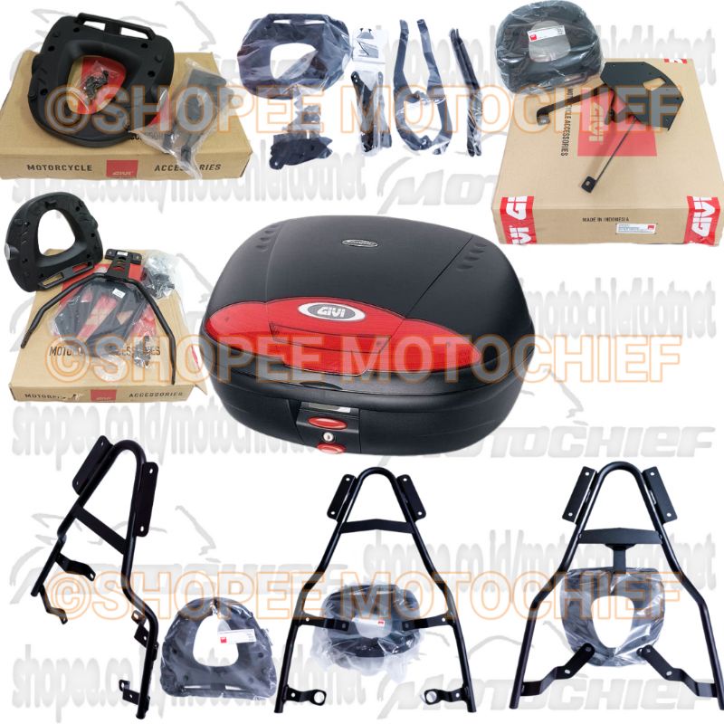Jual PAKET BOX GIVI E450 N + BRACKET GIVI SRV ADV 160 VARIO 160 ADV 150 ...