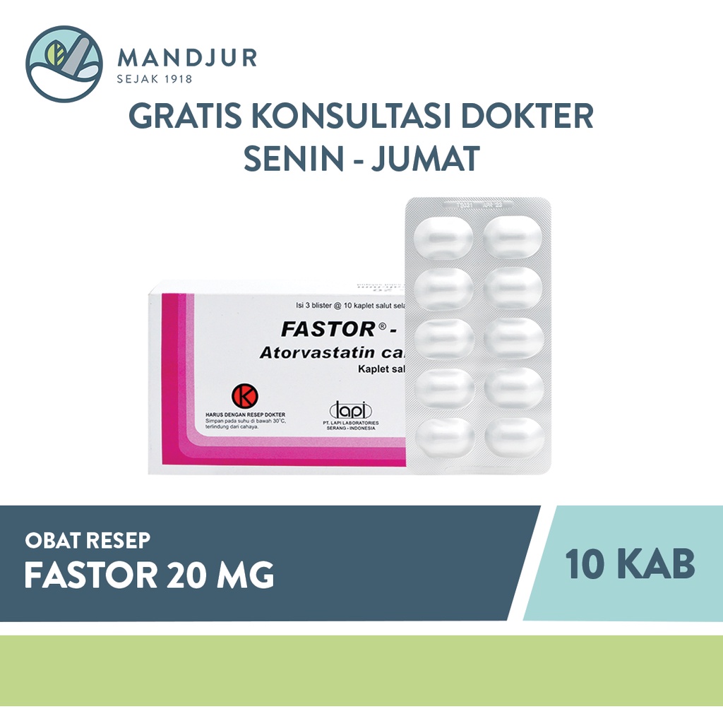 Jual Fastor 20 Mg 10 Tablet | Shopee Indonesia