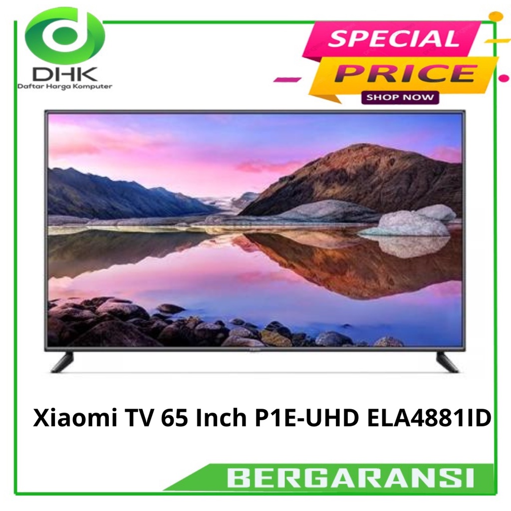 Jual Xiaomi TV 65 Inch P1E-UHD ELA4881ID | Shopee Indonesia