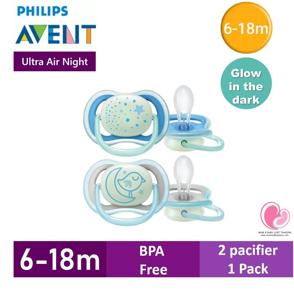 Jual Empeng Avent /pacifier ultra air/ultra soft 0-6 bulan 6-18 bulan ...
