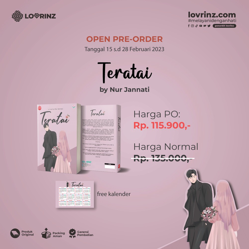 Jual Novel Teratai original Penerbit LovRinz karya Nur Jannati | Shopee Indonesia