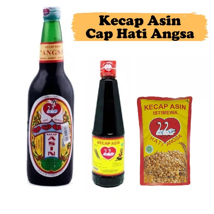 Jual Kecap Asin Cap Hati Angsa Kemasan Pouch 600 ml refill kecap asin ...
