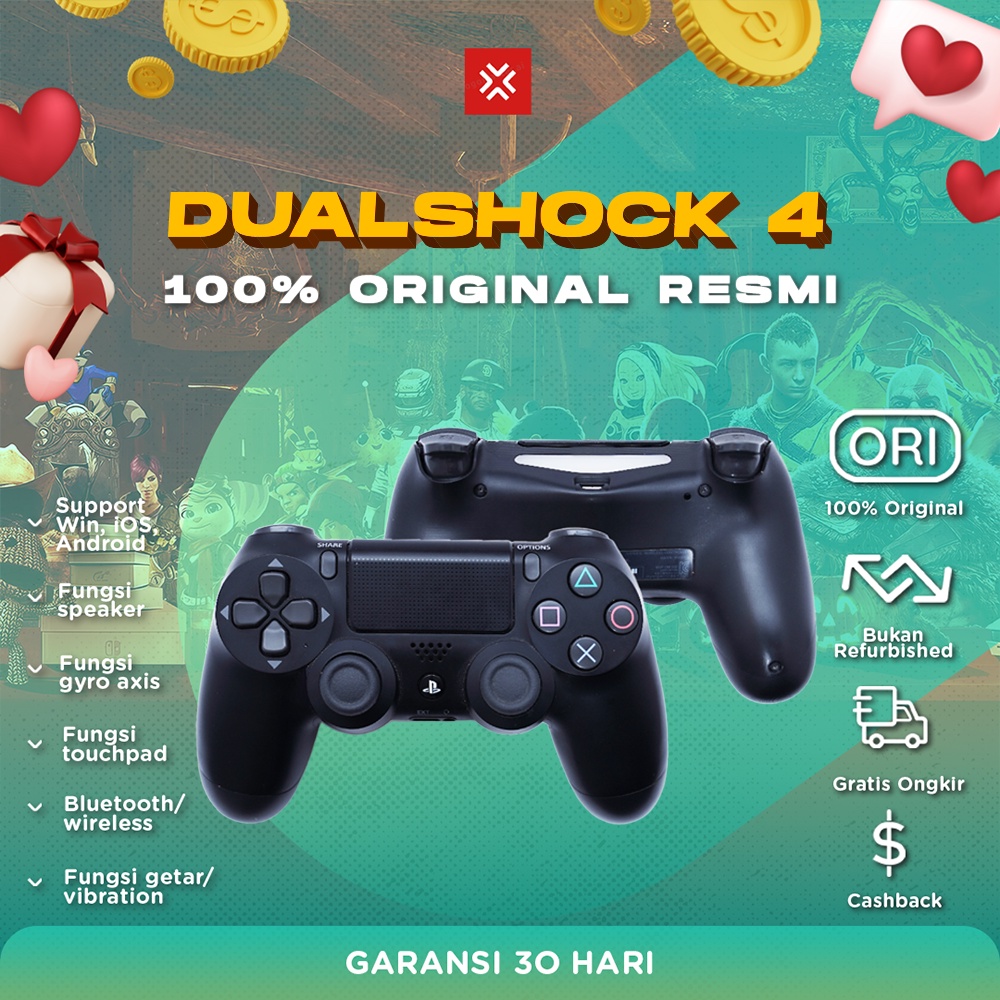 Jual Stik PS4 / Stick PS4 / DS4 / Dualshock 4 Playstation 4 Original Mesin | Shopee Indonesia