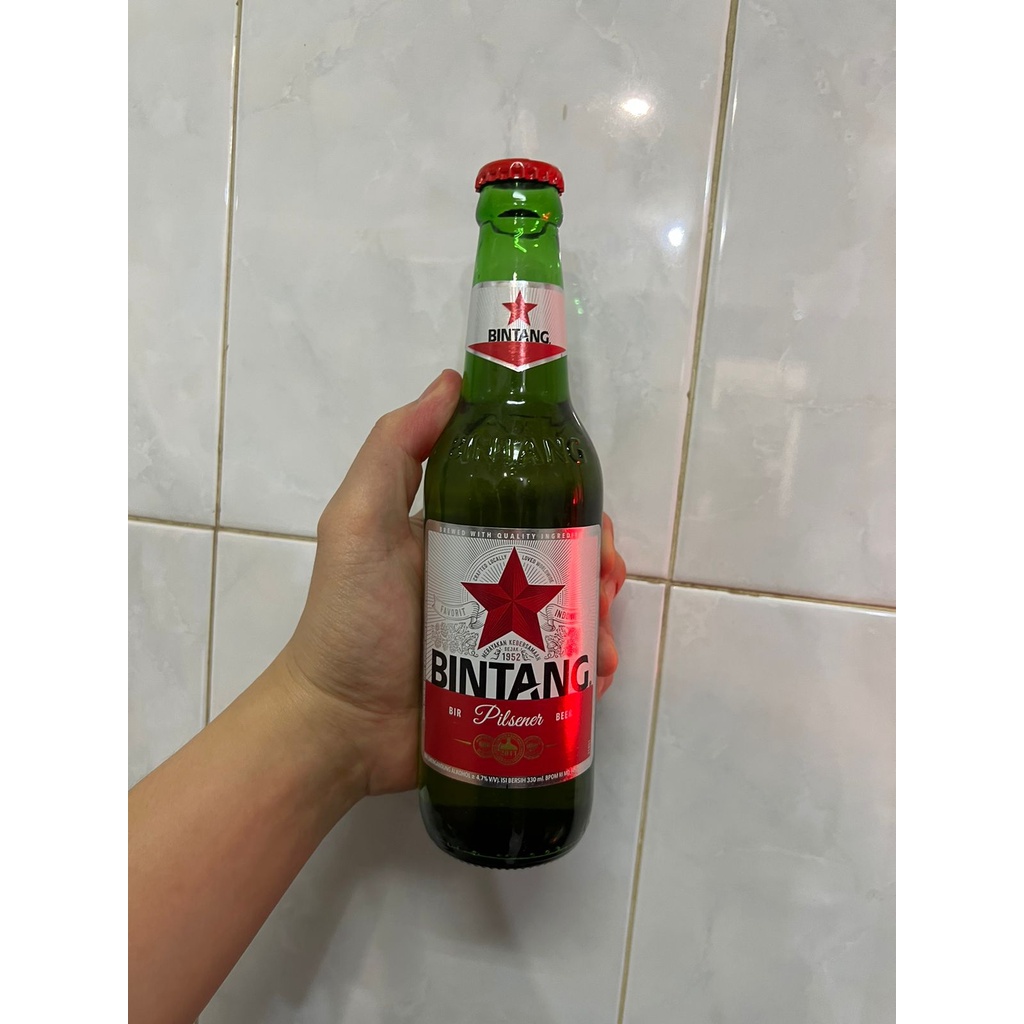 Jual BIR BINTANG 330 ML PINT BOTOL KECIL PILSENER | Shopee Indonesia