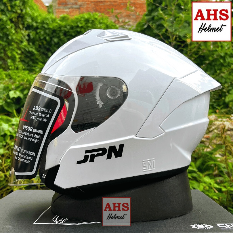 Jual HELM JPN KYOSHI HELM HALFFACE SOLID SINGGLE VISOR PREMIUM STANDARD ...