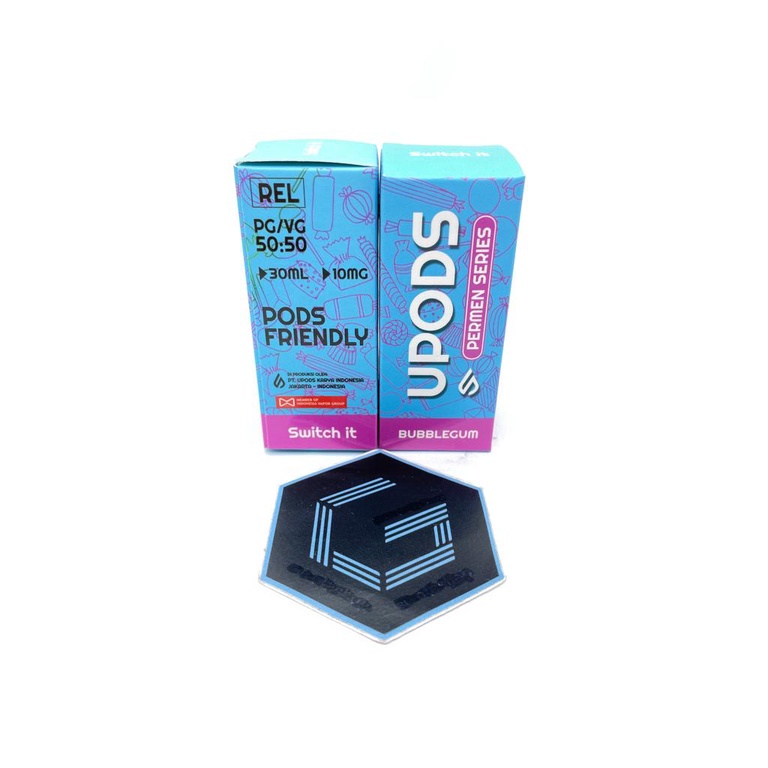 Jual SALT - Upods BUBBLEGUM Permen Series 30ml Pods Friendly Liquid ...