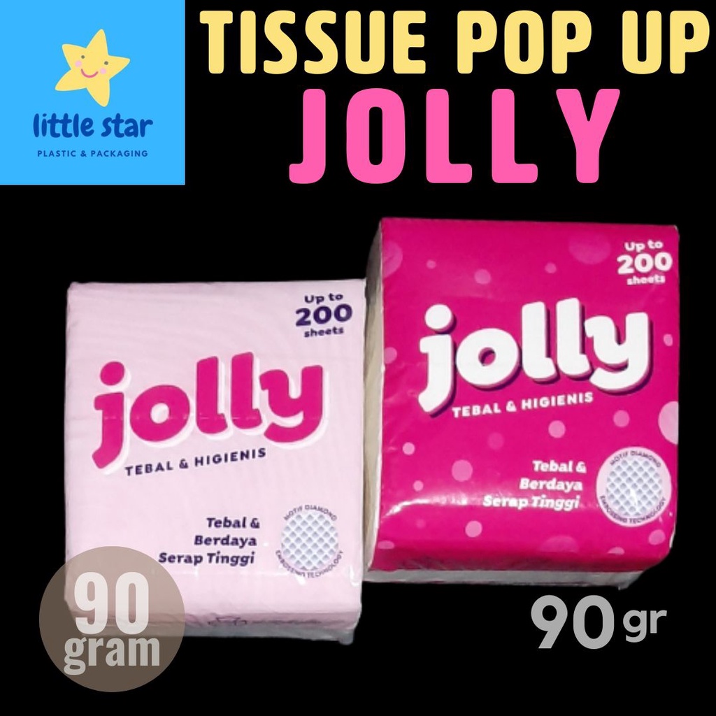 Jual Tissue Tisu Facial Pop Up Jolly 90 gram Kotak Kecil | Shopee Indonesia