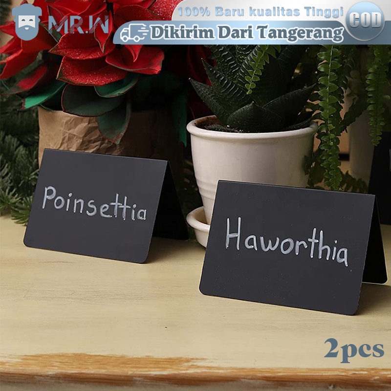 Jual Mini Chalkboard 2pcs Papan Tulis Kapur Food Buffet Mini Papan ...