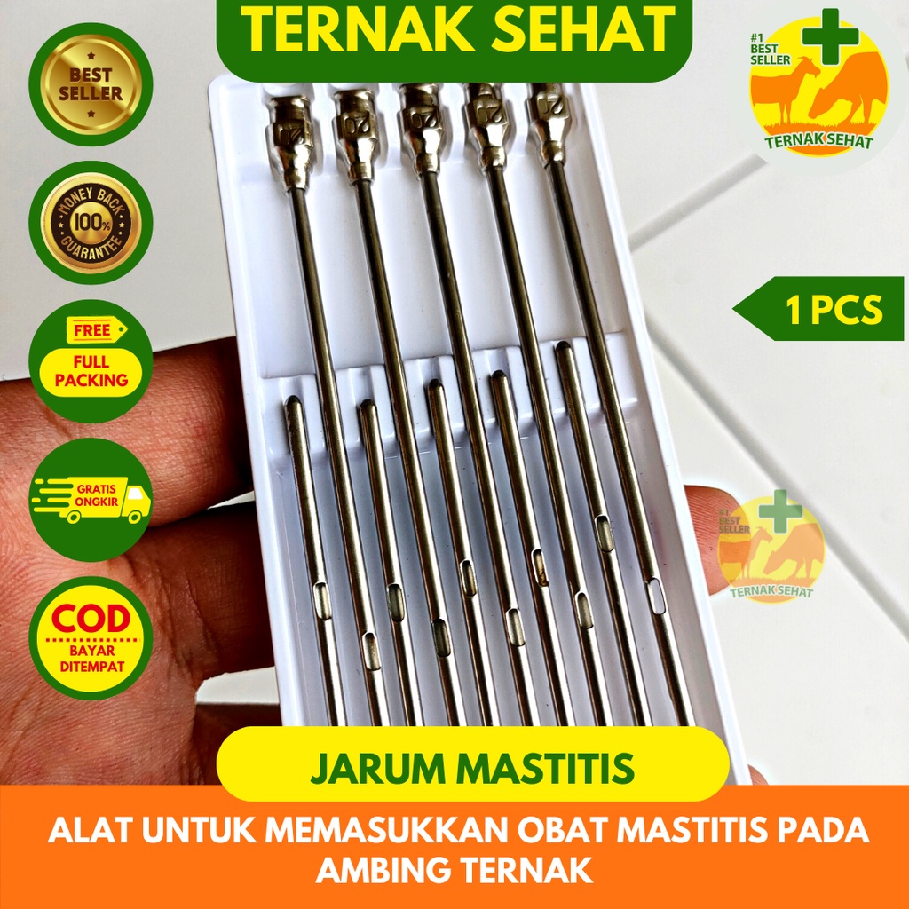 Jual Jarum Mastitis - Jarum Suntik Tumpul Reusable Untuk Pengobatan ...