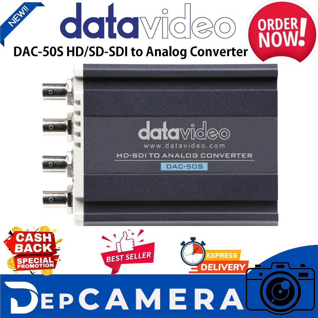 Jual Datavideo DAC-50S HD/SD-SDI to Analog Converter | Shopee Indonesia
