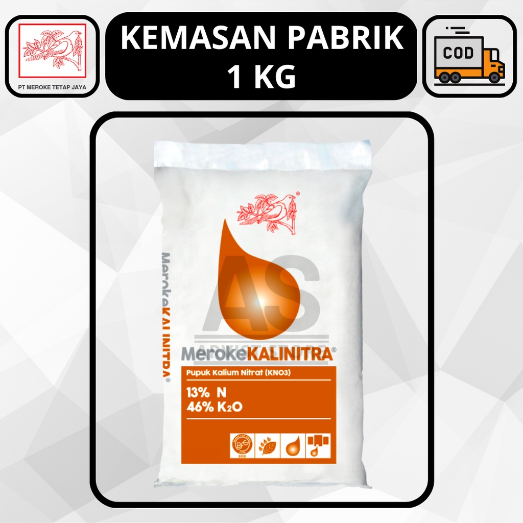 Jual Pupuk MEROKE KALINITRA 1 Kg Kemasan Pabrik Kalium Nitrat KNO 3 ...