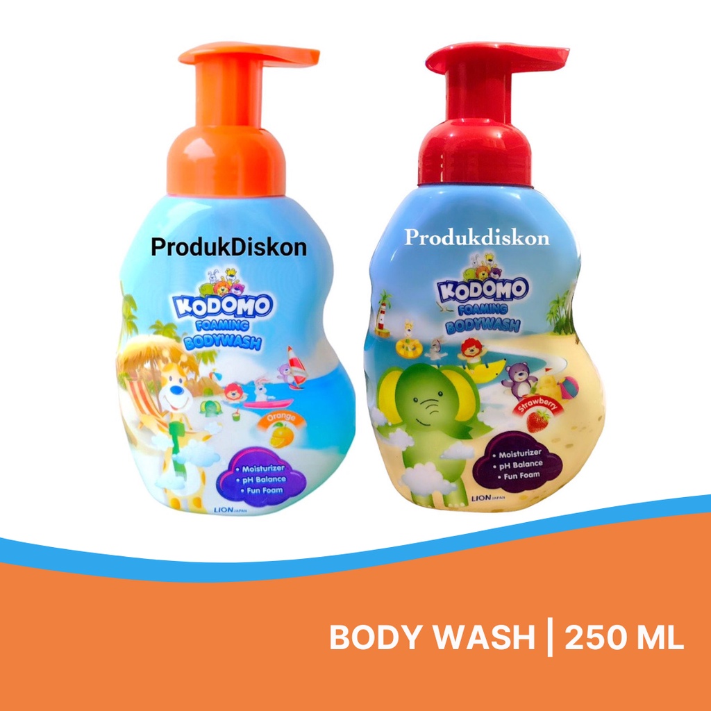 Jual KODOMO Foaming Body Wash Pump 250 ML | Shopee Indonesia