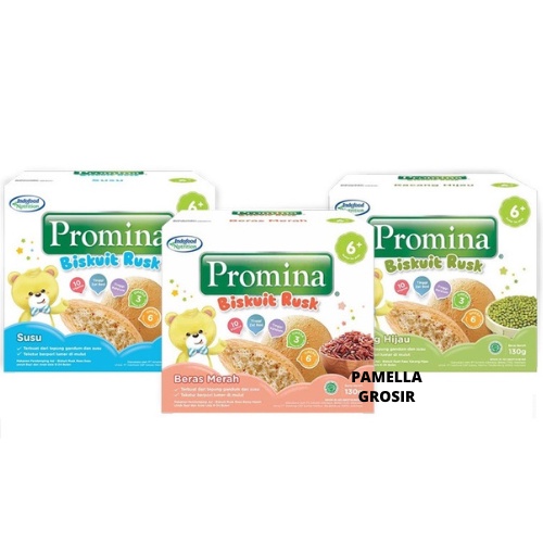 Jual PROMINA BISKUIT BABY RUSK 130 GR / BISKUIT MPASI | Shopee Indonesia