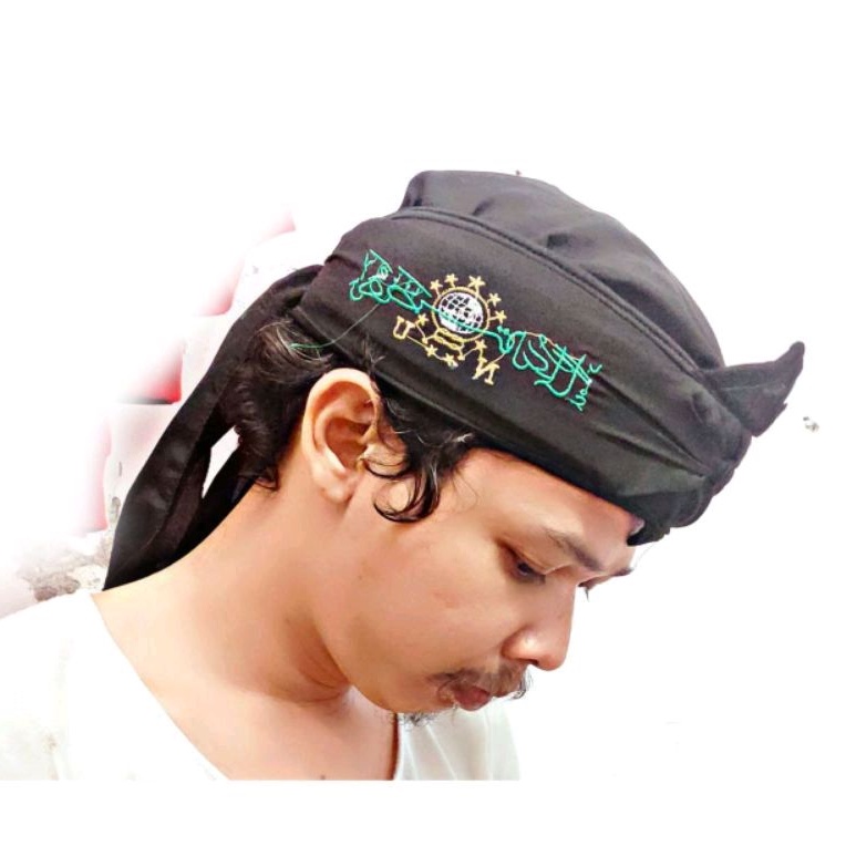 Jual Cod Gratis Ongkir Blangkon Bordil Tulisan Arab NU Katun Halus ...