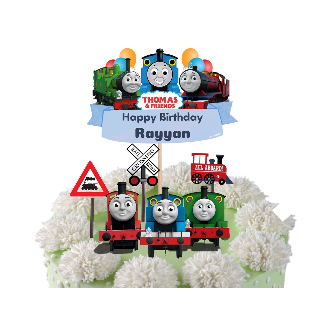 Jual topper thomas and friends / hiasan kue happy birthday | Shopee ...