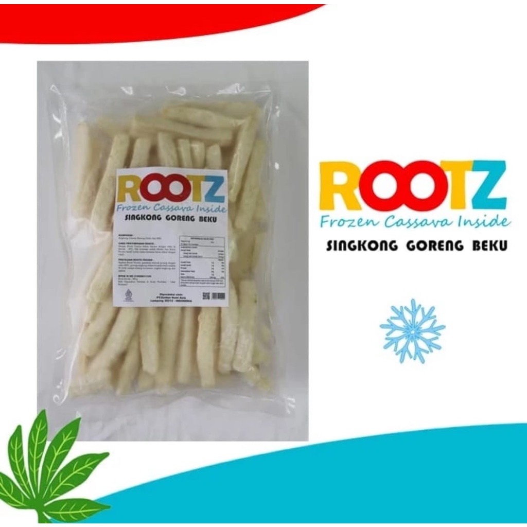 Jual Stick Singkong Goreng Beku Rootz / Singkong Fries Frozen 900g ...