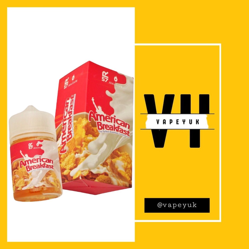 Jual American Breakfast v1 60ml Strawberry Cereal Oats | Shopee Indonesia