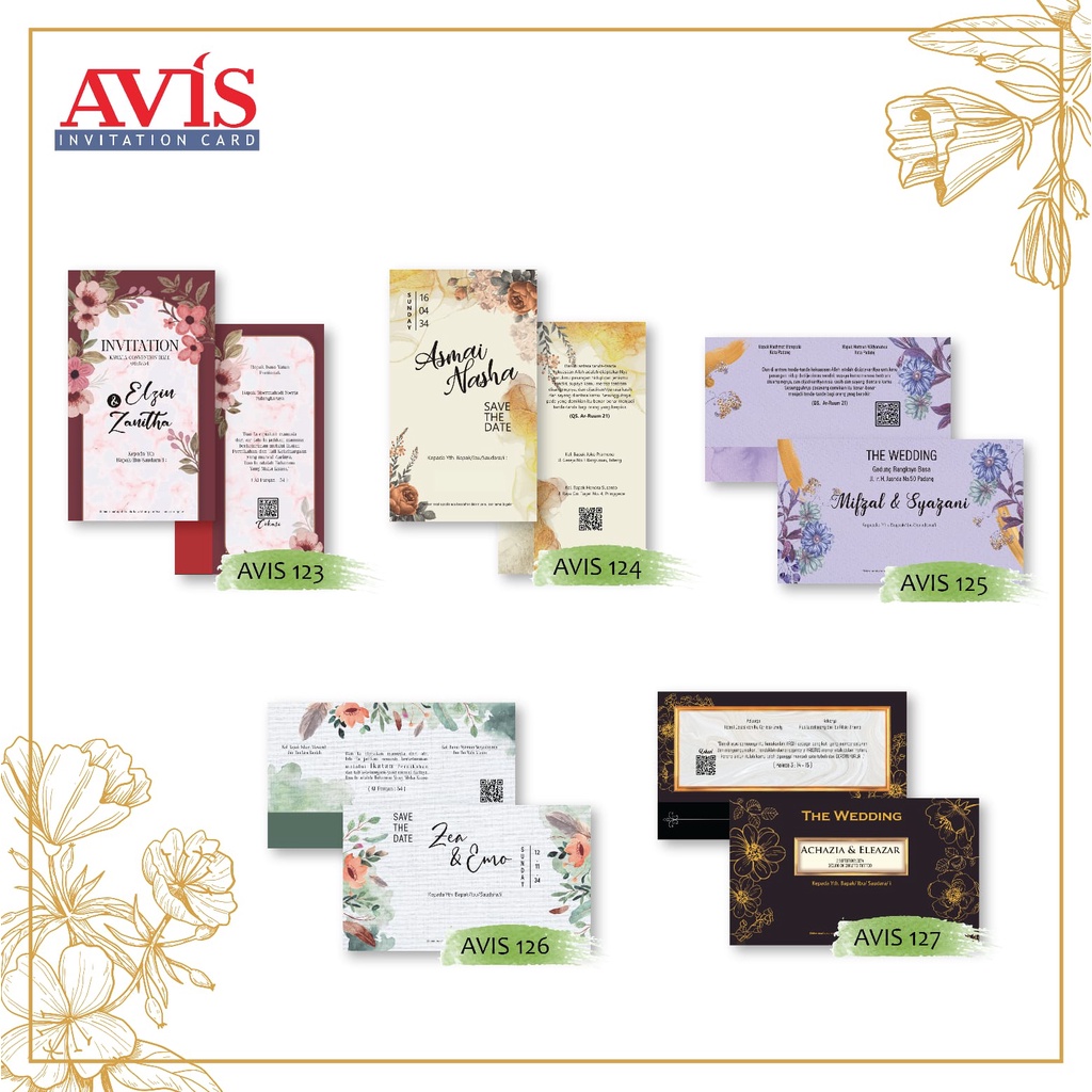 Jual UNDANGAN AVIS 123 - 127 | Shopee Indonesia