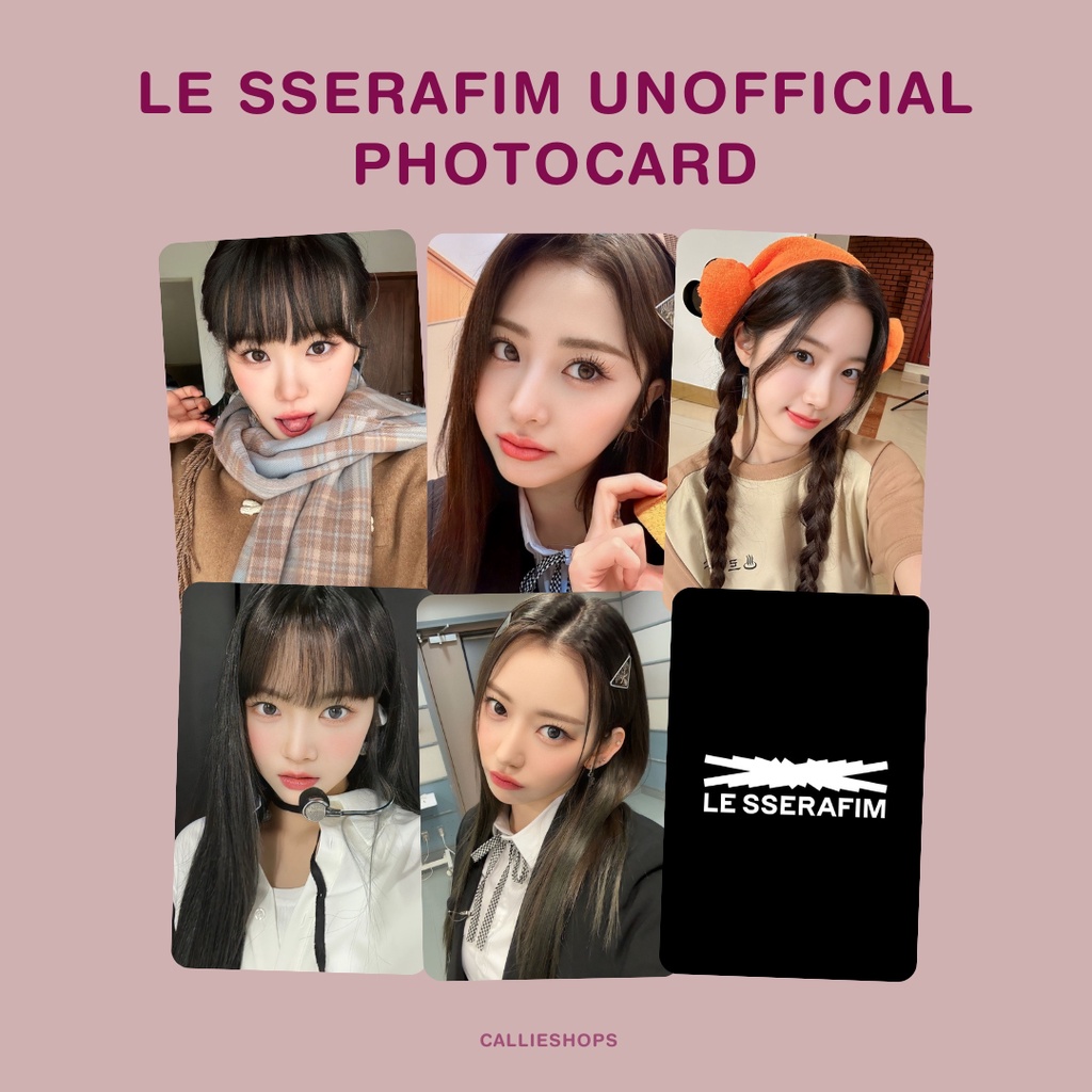 Jual LE SSERAFIM Chaewon Eunchae Garam Kazuha Sakura Yunjin Unofficial ...