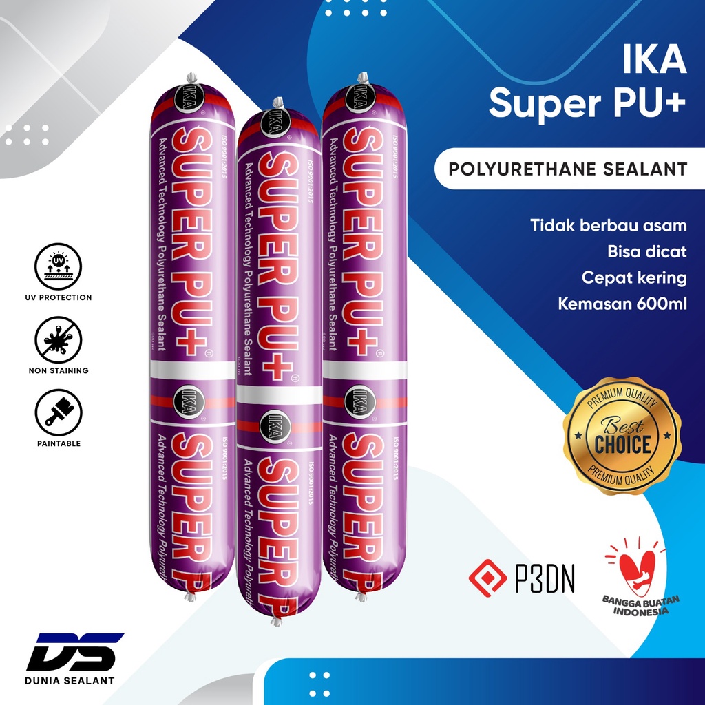 Jual IKA Super PU+ Sealent Polyurethane Lem Beton Batu Pintu Jendela ...
