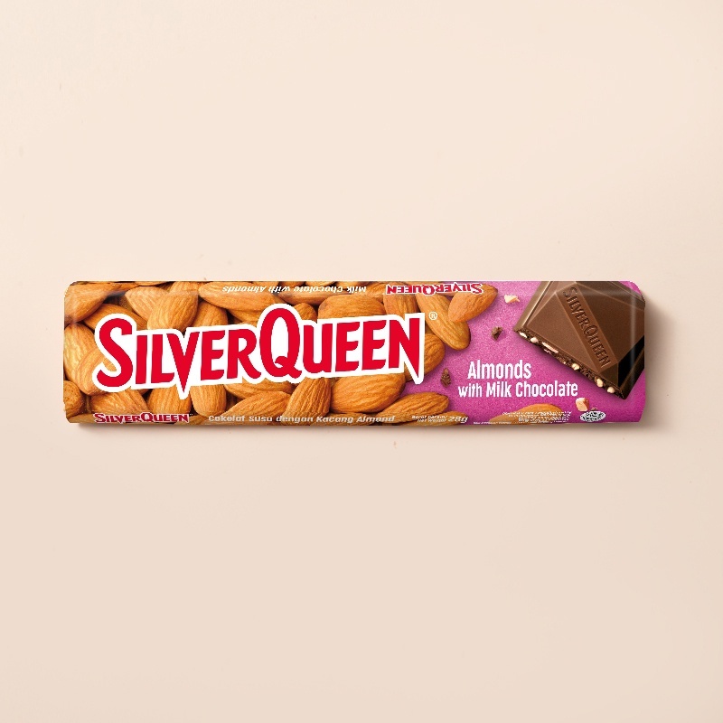 Jual SILVERQUEEN 55gr ex 58gr ALL VARIANT, COKLAT SILVERQUEEN ALMOND ...