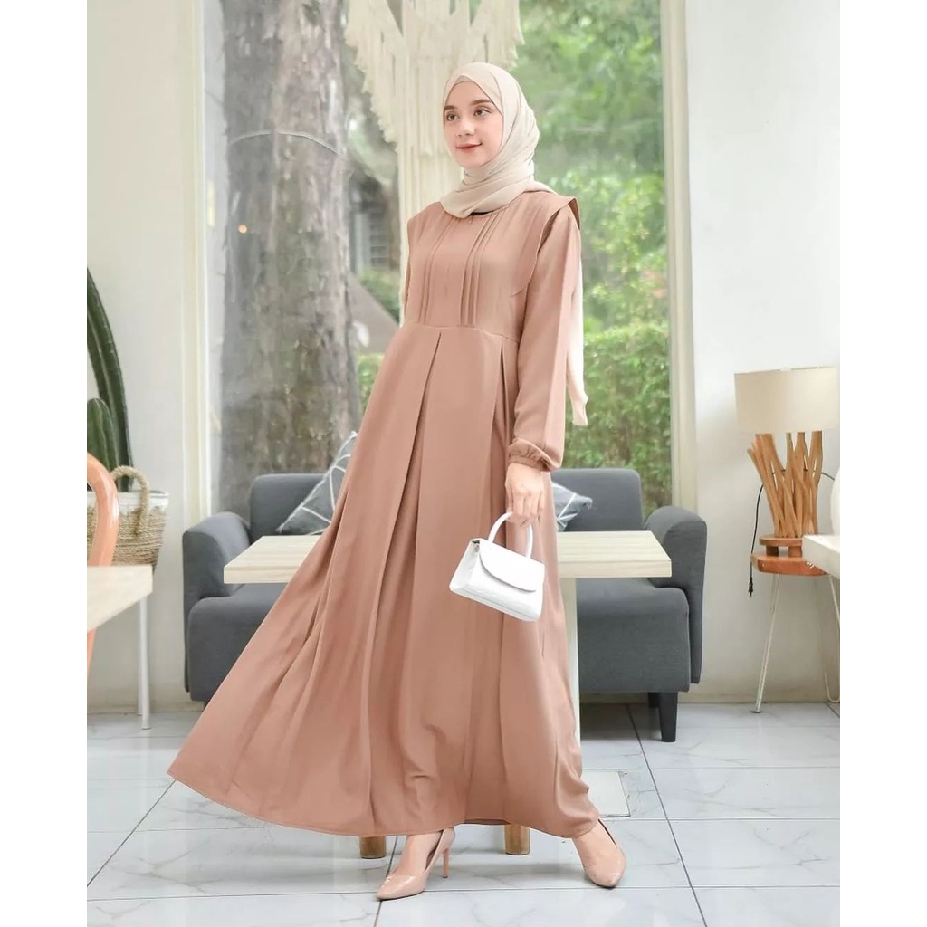 Jual Baju Gamis Wanita Syar'i Muslim Remaja Sabinna Gamis Modis Wanita ...