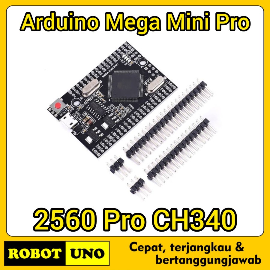 Jual Arduino Mega Mini 2560 R3 Pro CH340 Mini Micro USB | Shopee Indonesia