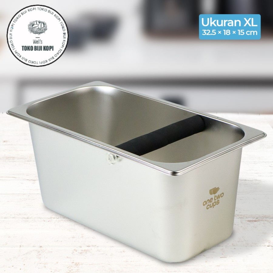Jual KNOCK BOX WADAH AMPAS KOPI ESPRESSO STAINLESS STEEL UKURAN XL ...