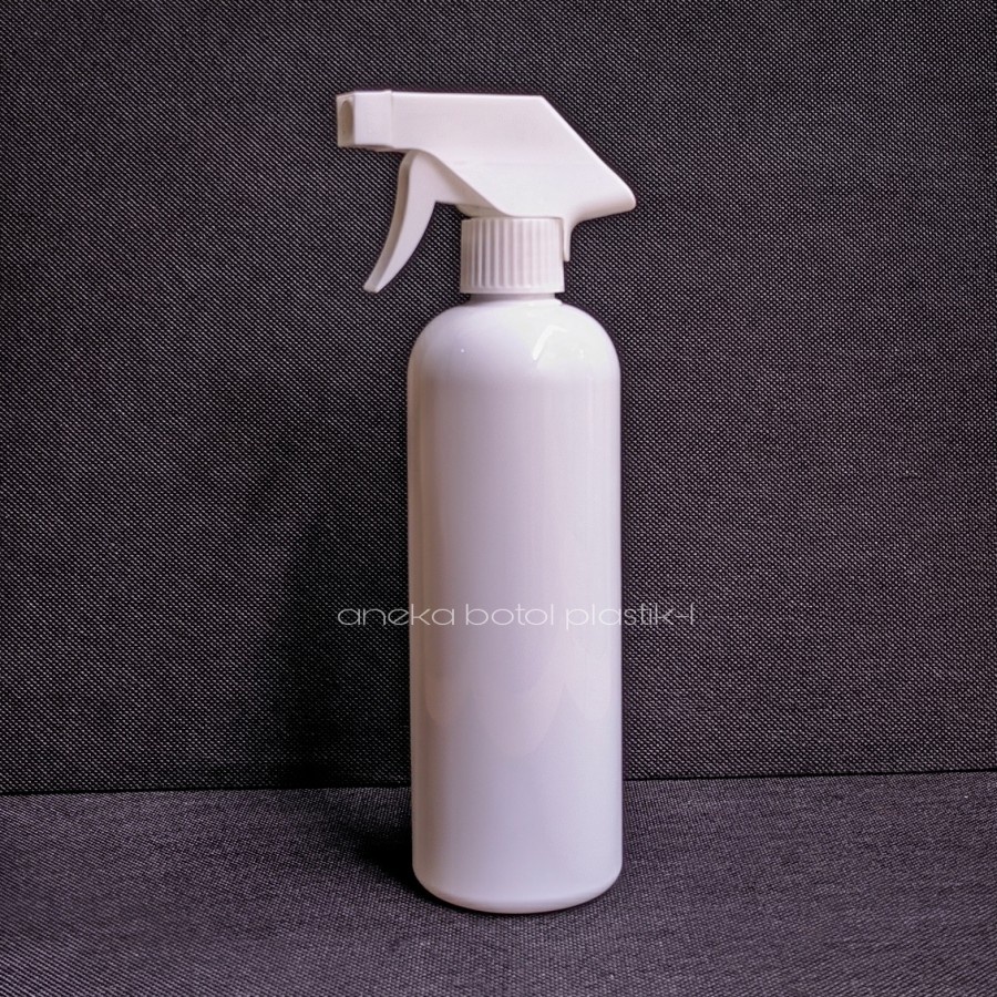 Jual Botol Spray 500ml Putih Glossy / Botol Kispray 500 Ml Putih Model Tinggi | Shopee Indonesia