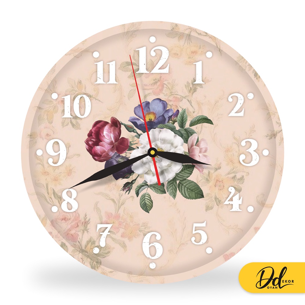Jual JAM DINDING CLASSIC / JAM DINDING VINTAGE / JAM DINDING SHABBY ...