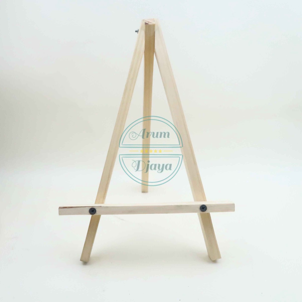 Jual Mini Easel Lukis Tripot Kayu Kecil Stand Photo Kayu Penyangga ...