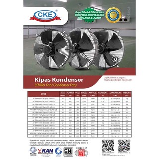 Jual Kipas chiller 10 Inch 220 v Kipas Kondensor Axial Fan Condensor ...