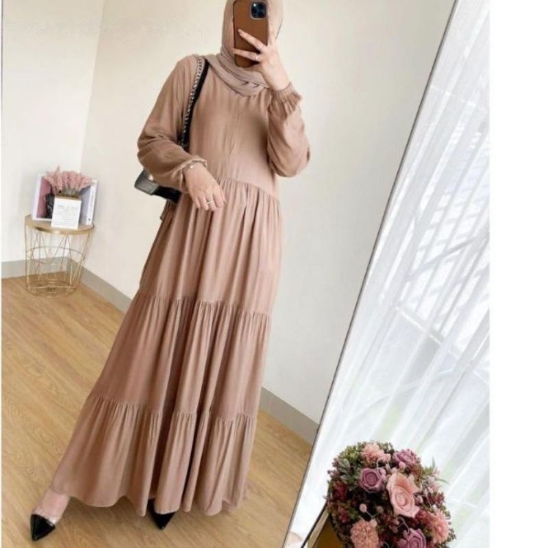 Jual Baju Gamis Jumbo Xxxl XxL XL Ld 120/110/130 Dress Big Size Model Terbaru Lebaran | Shopee ...