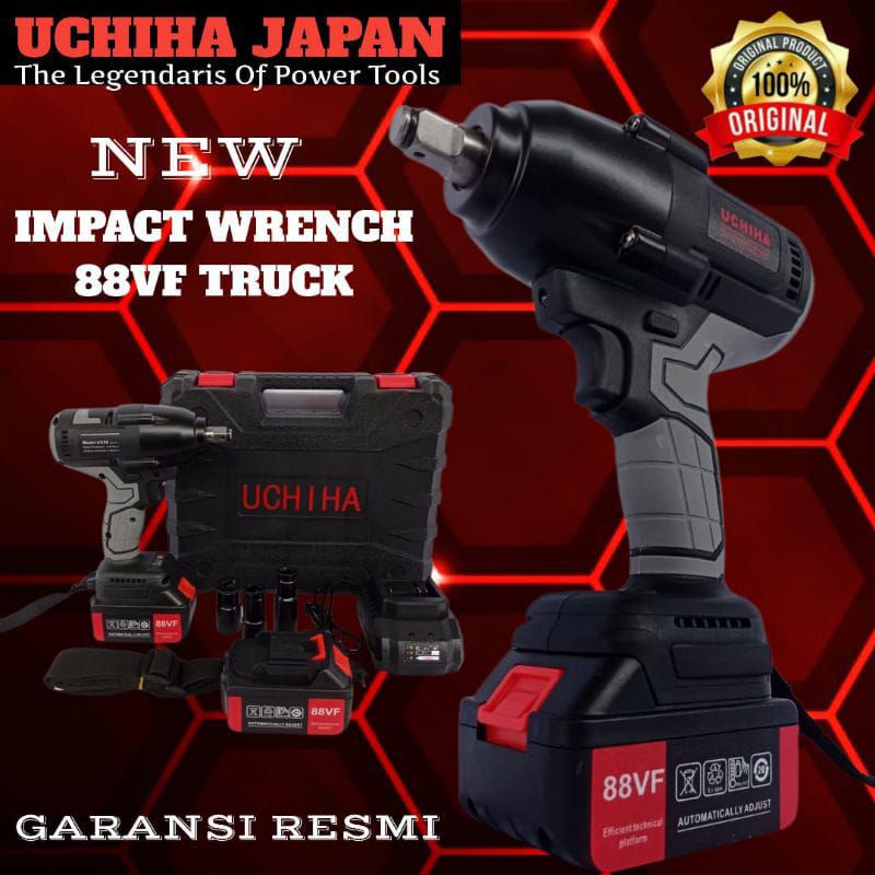 Jual Impact wrench 88vf uchiha mesin pembuka baut ban roda truck mobil ...