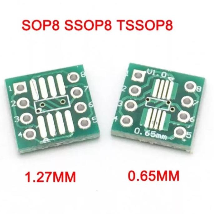 Jual pcb adapter konverter ic SMD sop8 ssop8 tssop8 ke DIP muri33l Segera Beli | Shopee Indonesia