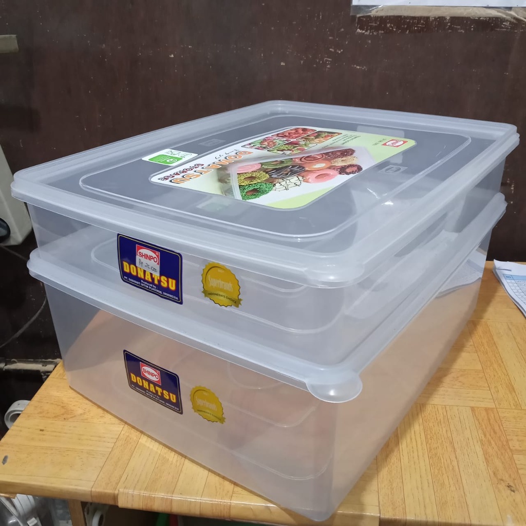 Jual SHINPO Box Donatsu Tempat Donat Box Donat Kotak Donat Sip 306 ...
