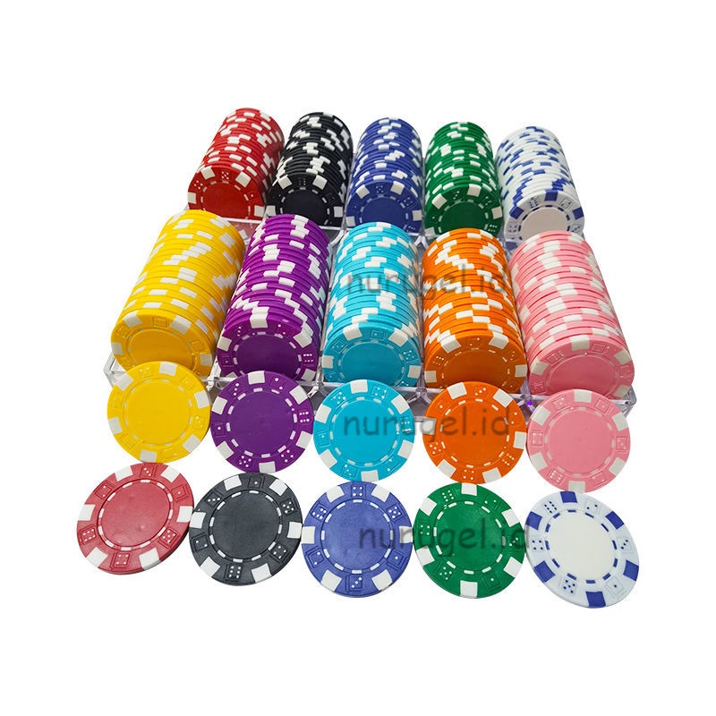 Jual Poker Chip 50 pcs ABS Chip Coin Koin Texas Holdem | Shopee Indonesia