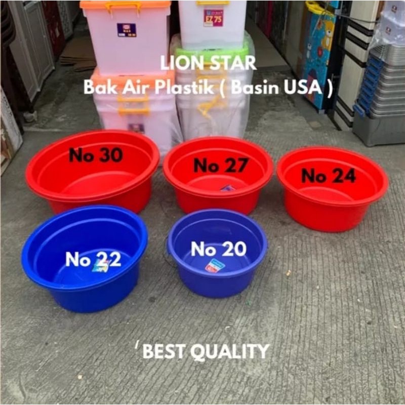 Jual Lion Star - Bak Baskom Air Plastik No 20 22 24 27 30 / Bak Air ...